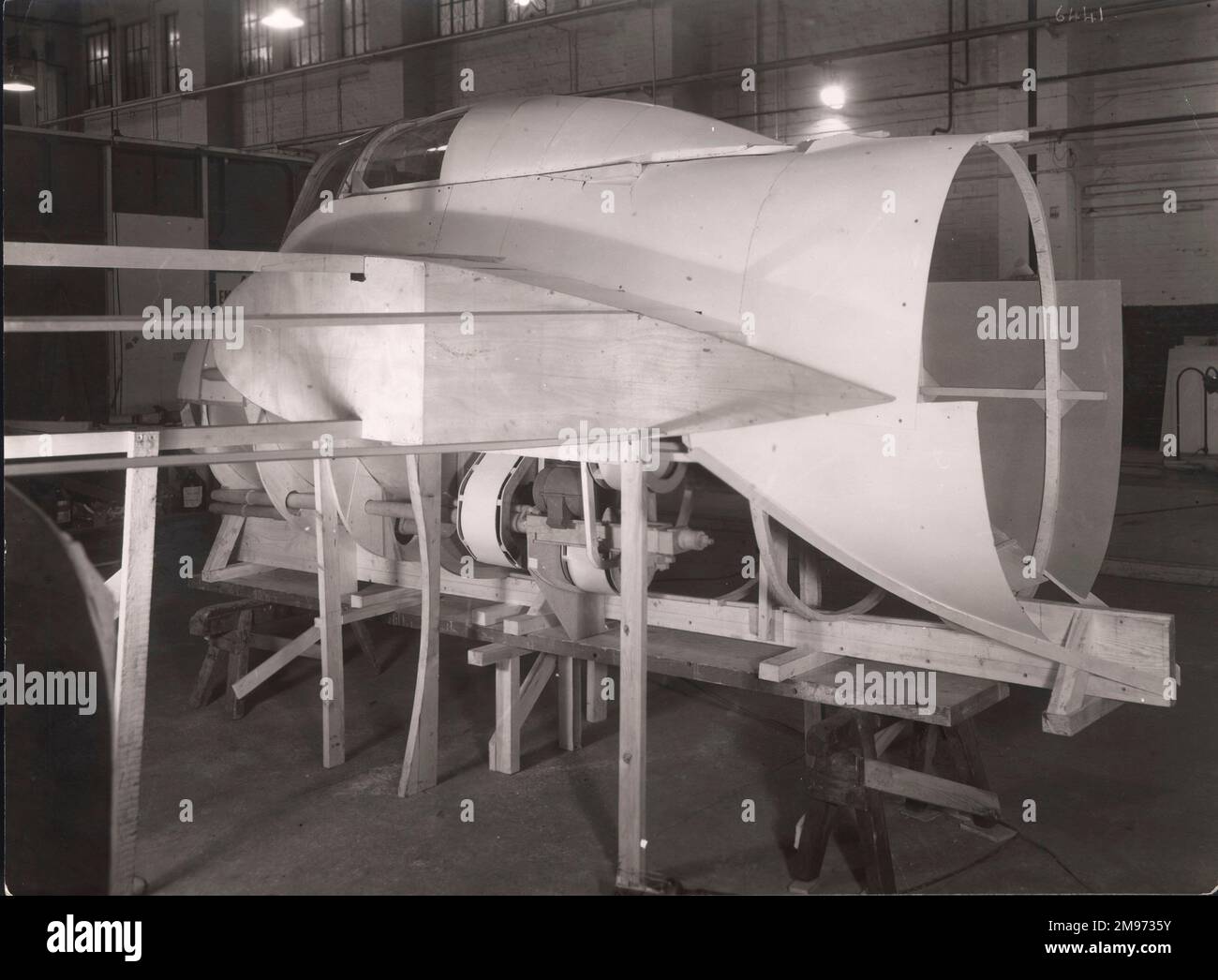 Westland Welkin fuselage mock-up Stock Photo - Alamy