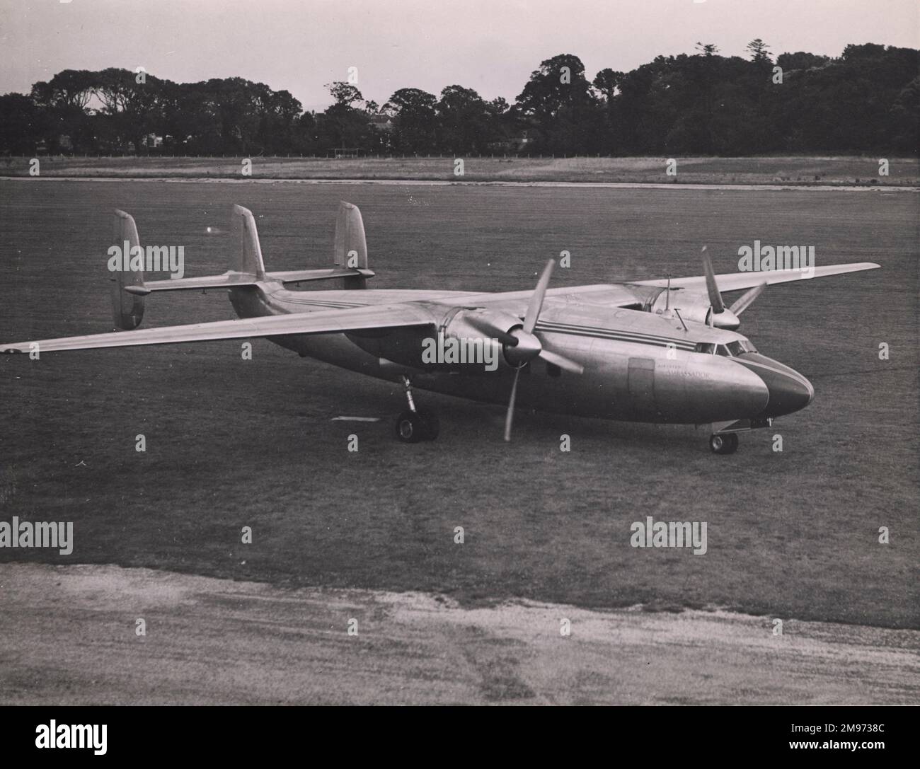 Airspeed AS57 Ambassador Stock Photo - Alamy