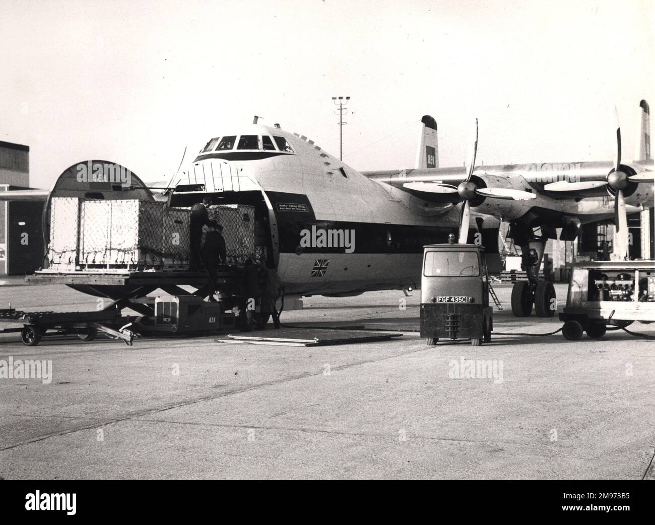 Armstrong Whitworth AW650 Argosy Series 222 of BEA Stock Photo - Alamy