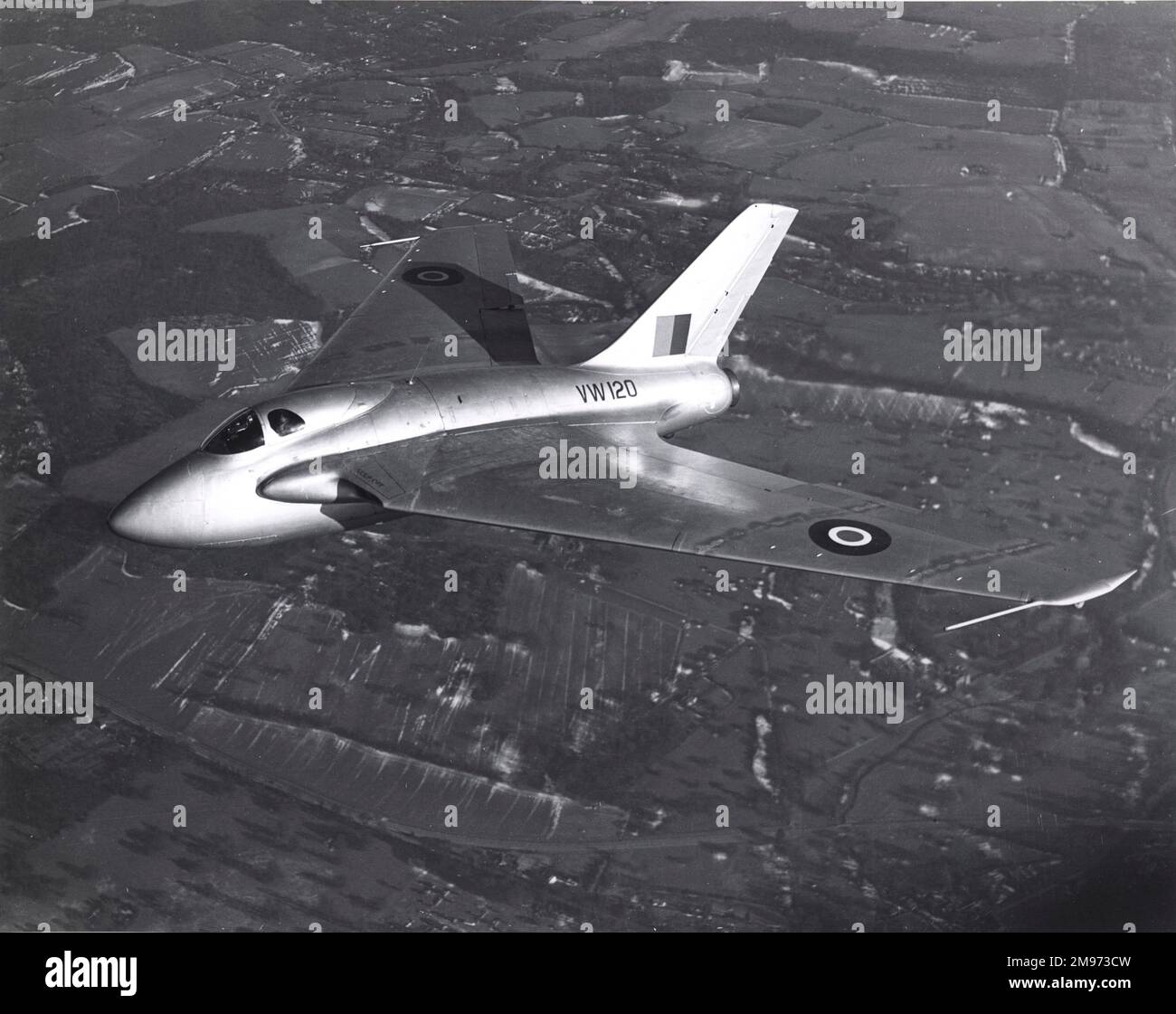 The third de Havilland DH108, VW120 Stock Photo - Alamy