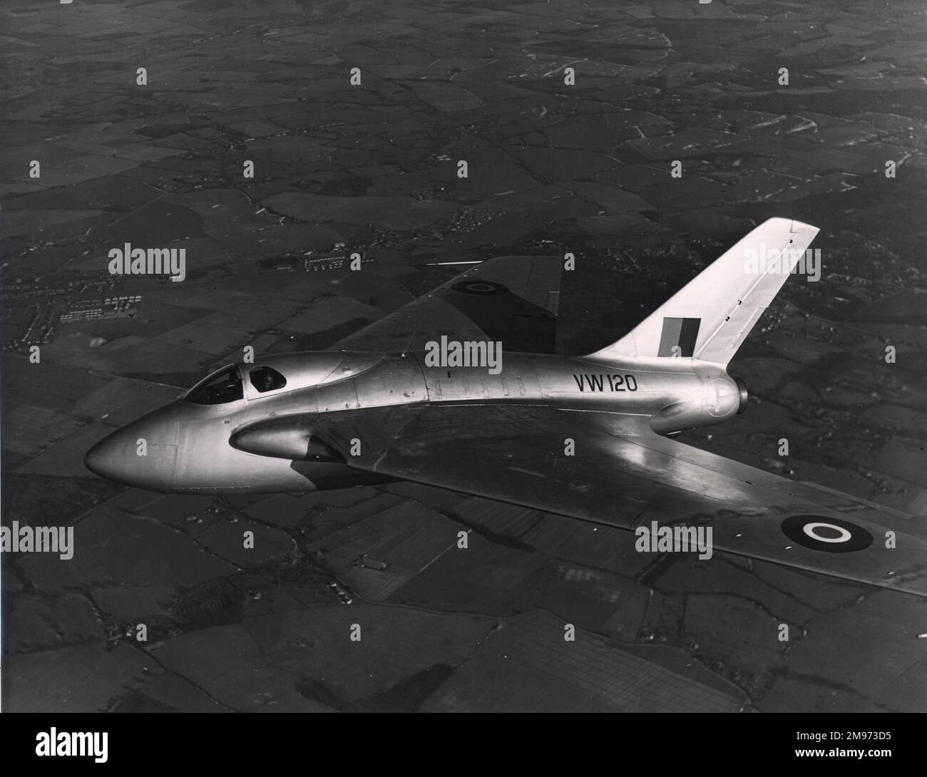 The third de Havilland DH108, VW120 Stock Photo - Alamy