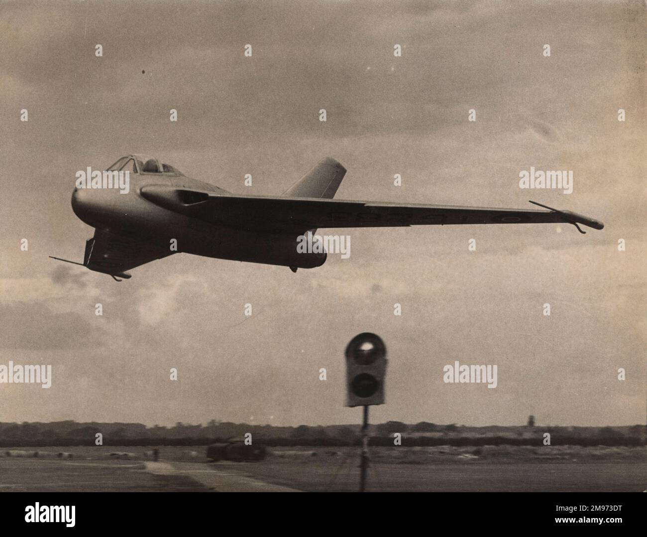 The first de Havilland DH108, TG283 Stock Photo - Alamy