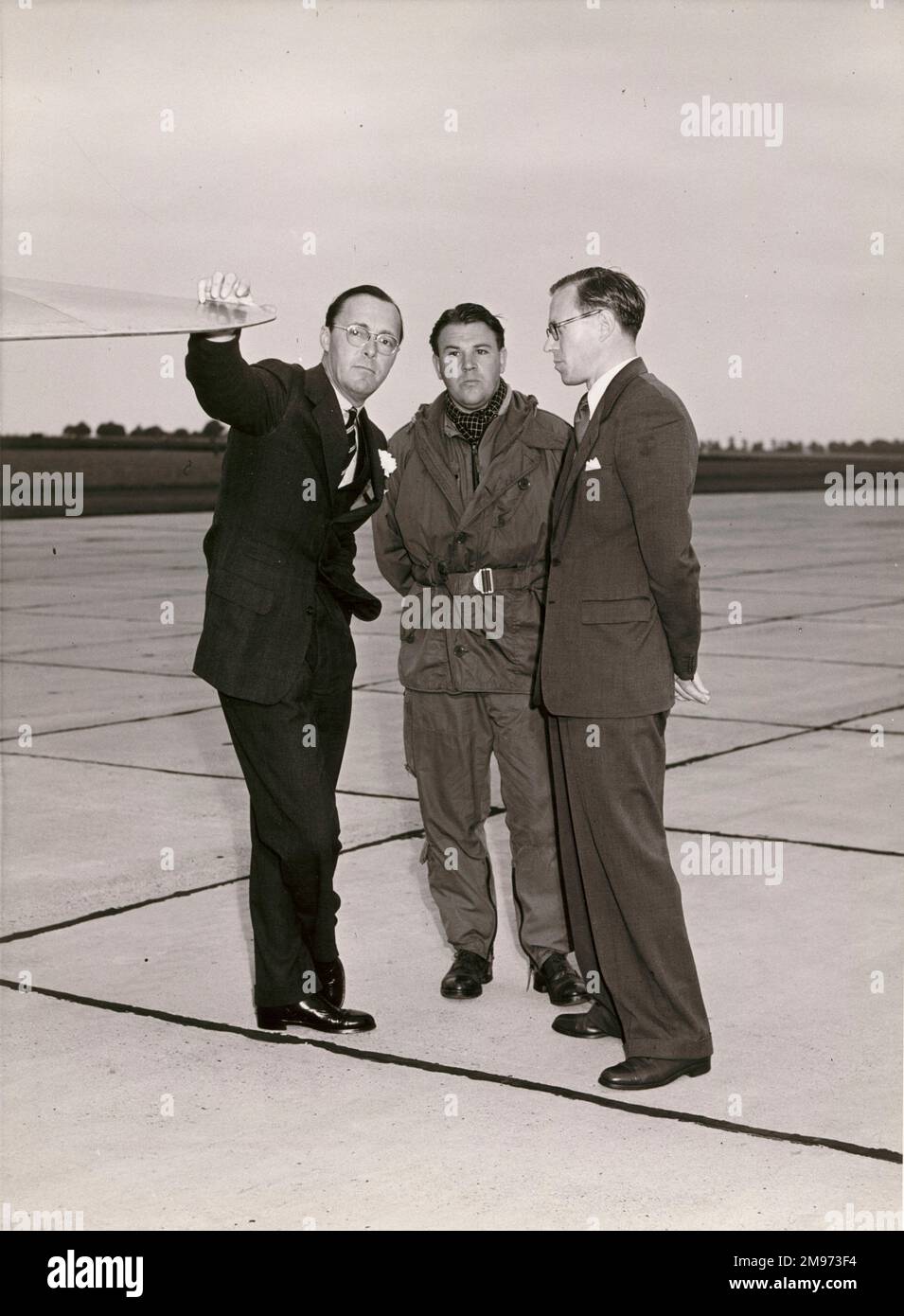 From left: Prince Bernhard, Roland Beamont and Frederick Page Stock ...