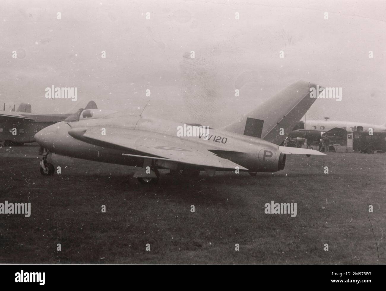 The third de Havilland DH108, VW120, at the SBAC display at Radlett in ...