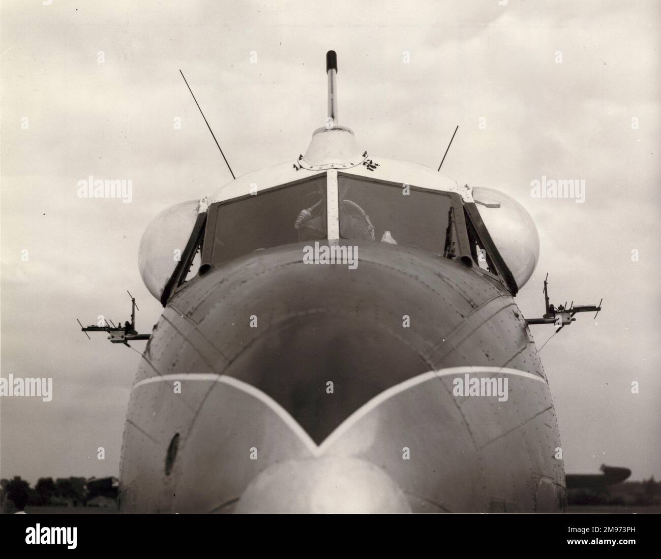 Close-up of a de Havilland DH104 Dove used for survey work Stock Photo ...