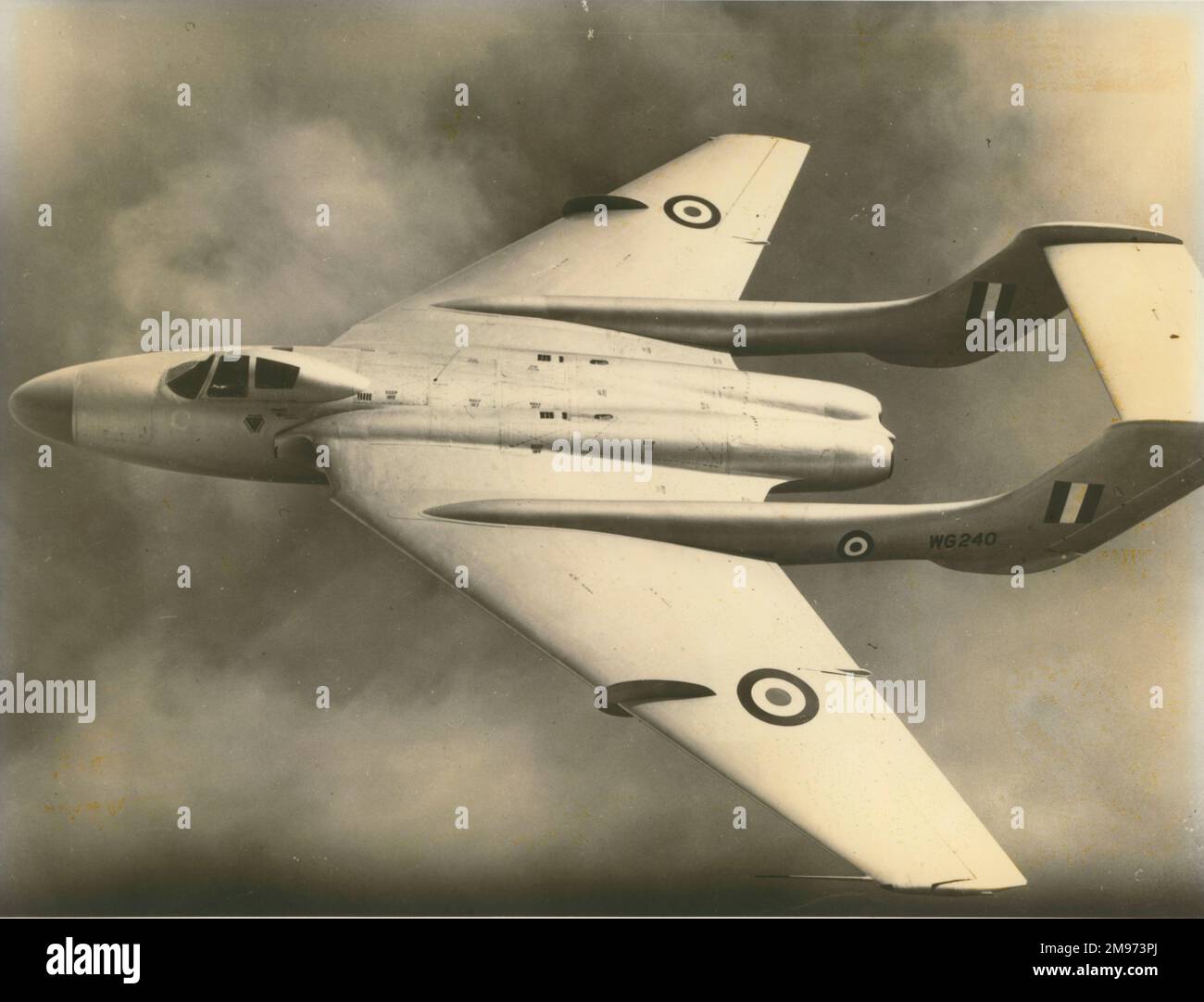 The second prototype de Havilland DH110, WG240 Stock Photo - Alamy