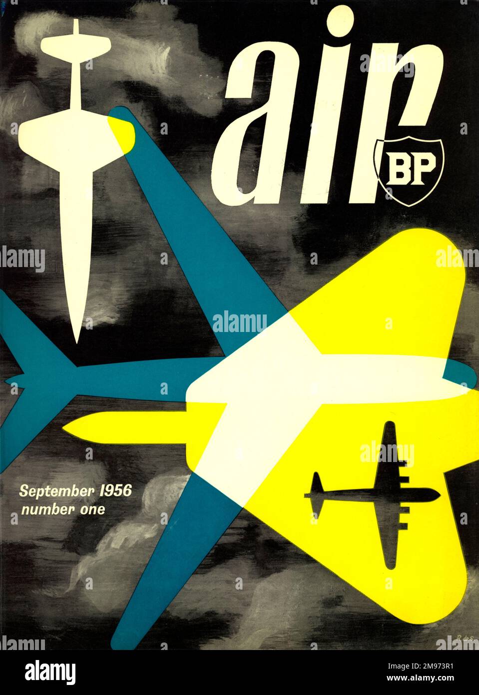 The front cover of air BP, volume 1, Autumn 1956 Stock Photo - Alamy