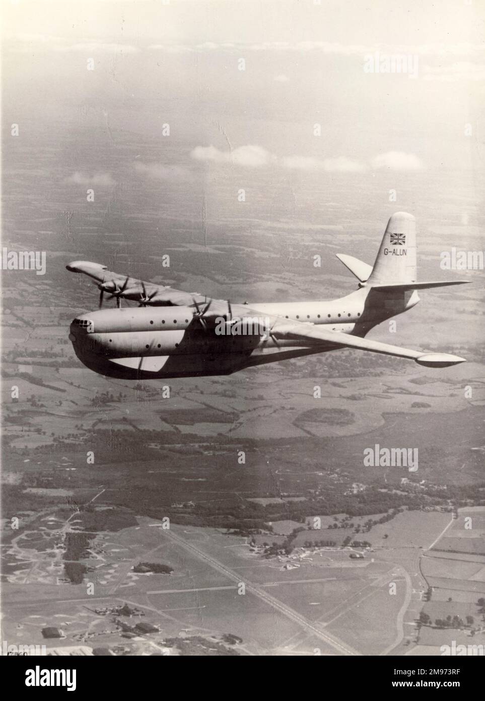 Saunders-Roe SR45 Princess, G-ALUN, in the air Stock Photo - Alamy