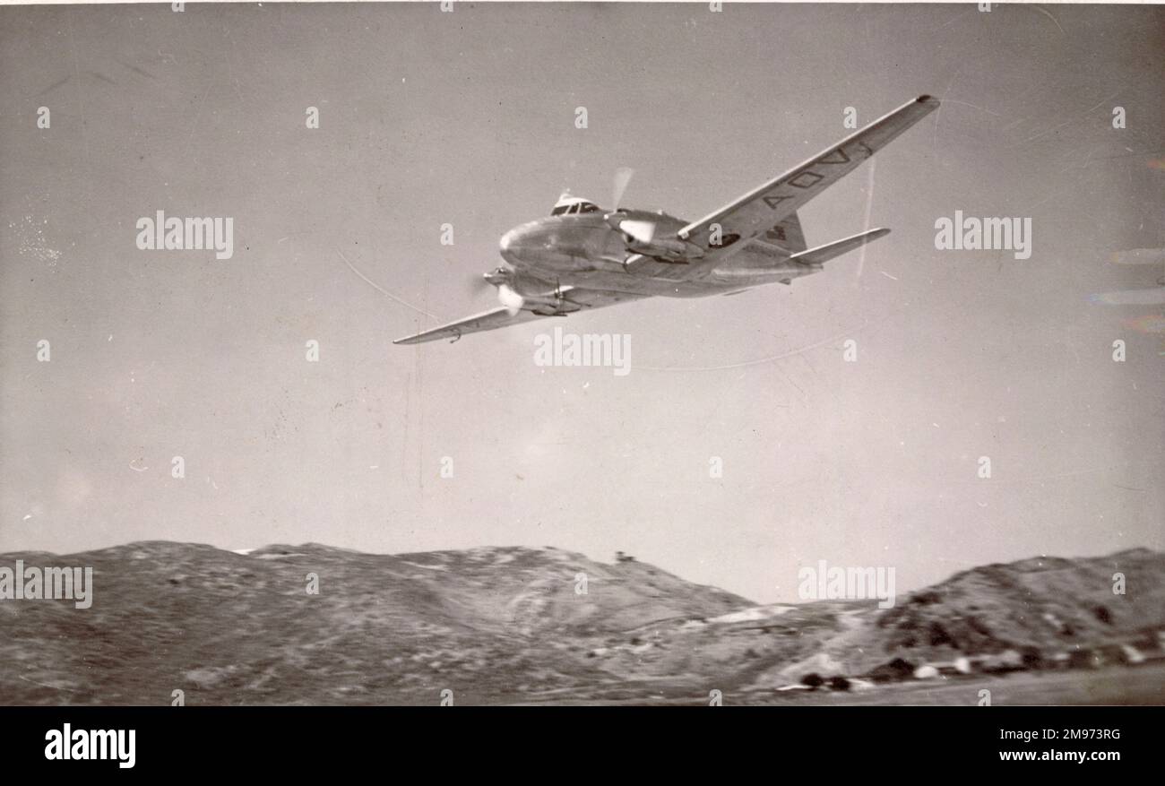 A de Havilland DH104 Dove shipped to New Zealand made its first flight ...