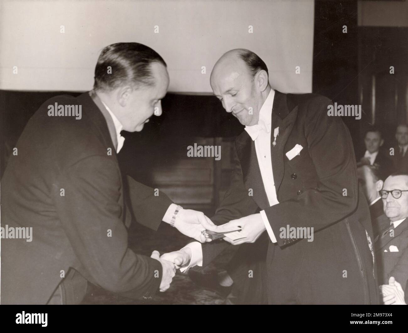 Sir George Edwards is presented with the British Gold Medal for ...