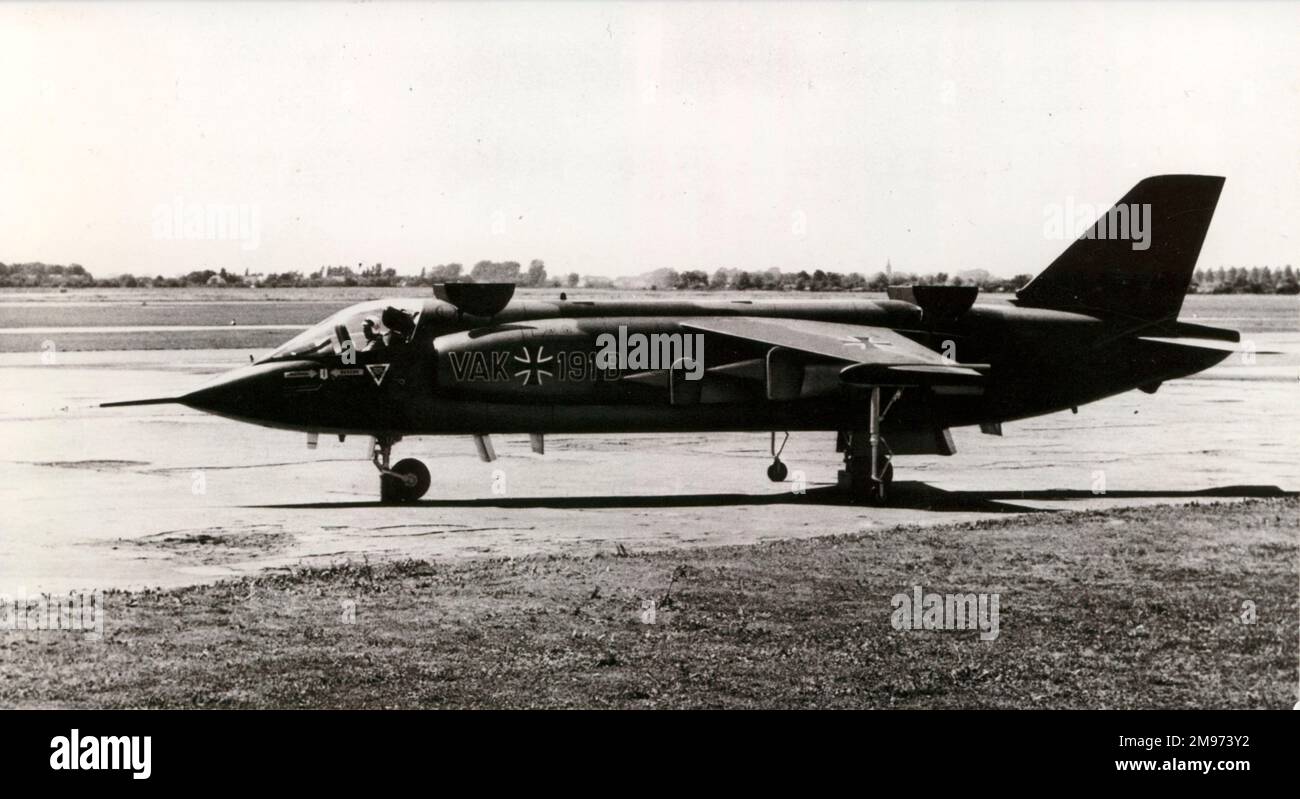 VFW VAK 191B V/STOL aircraft under test Stock Photo - Alamy