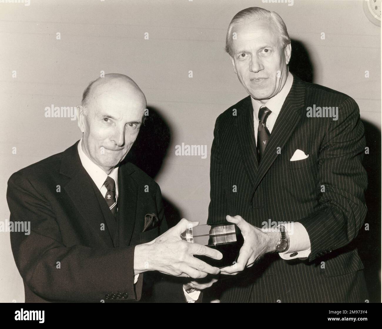 Sir George Edwards and Sir Freddie Page Stock Photo - Alamy