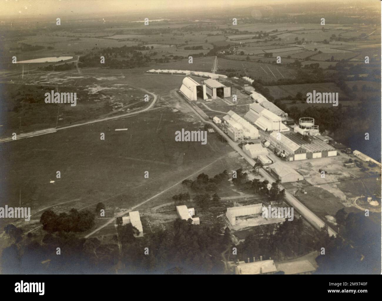 The Royal Aircraft Factory, Farnborough from Beta at 600ft. About 1913 ...