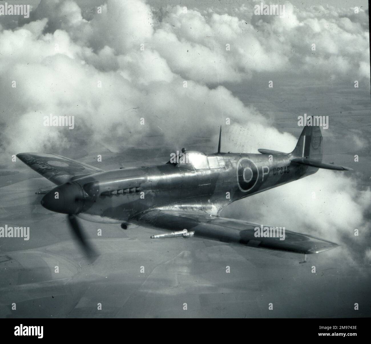 The prototype Supermarine Spitfire XII, DP845, was converted from the prototype Spitfire IV ...