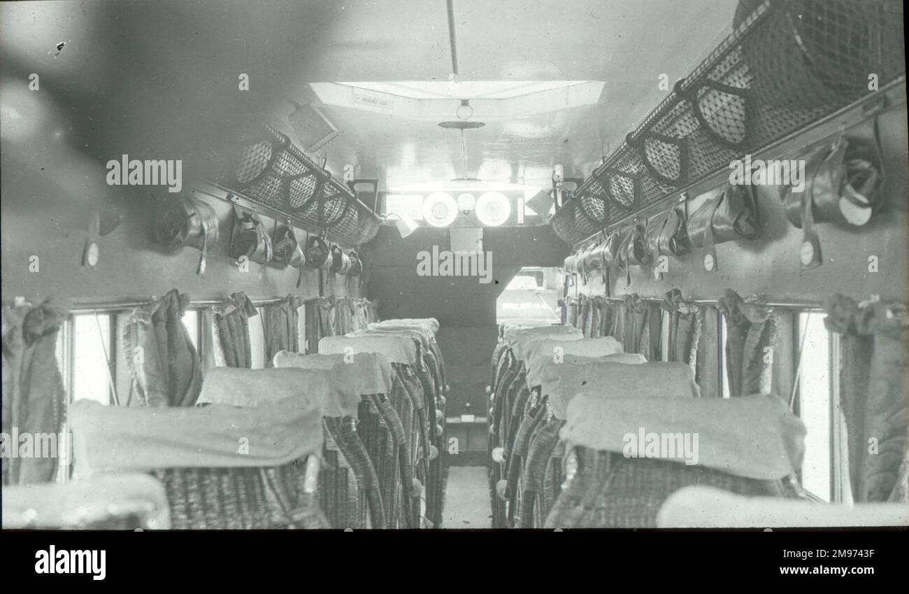 Armstrong Whitworth Argosy cabin interior Stock Photo - Alamy