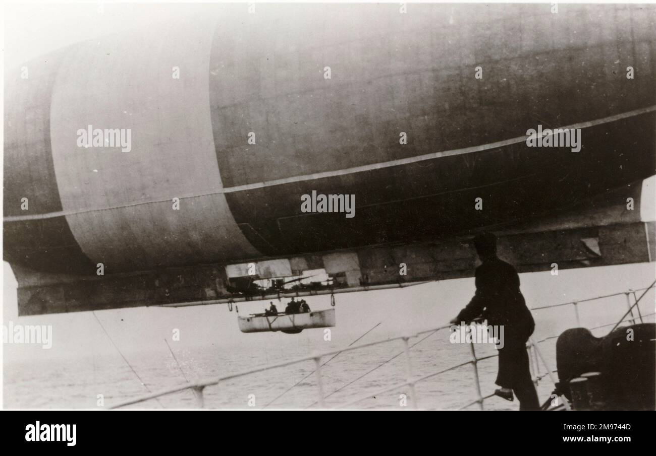 The airship America taken from the Farm shortly before the rescue of ...