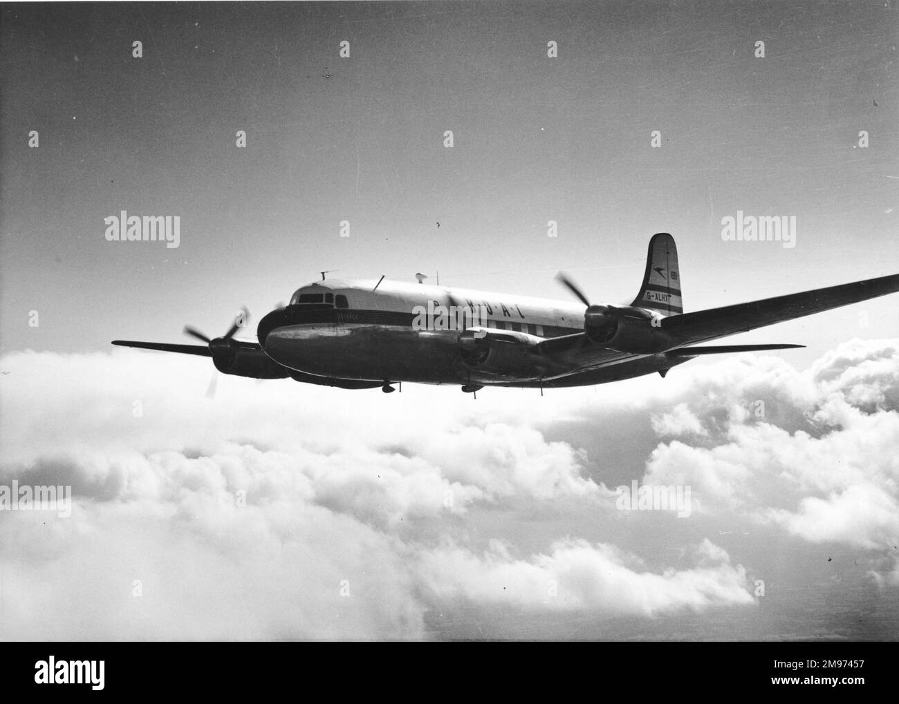 Canadair C-4, G-ALHX, Astraea, of BOAC Stock Photo - Alamy