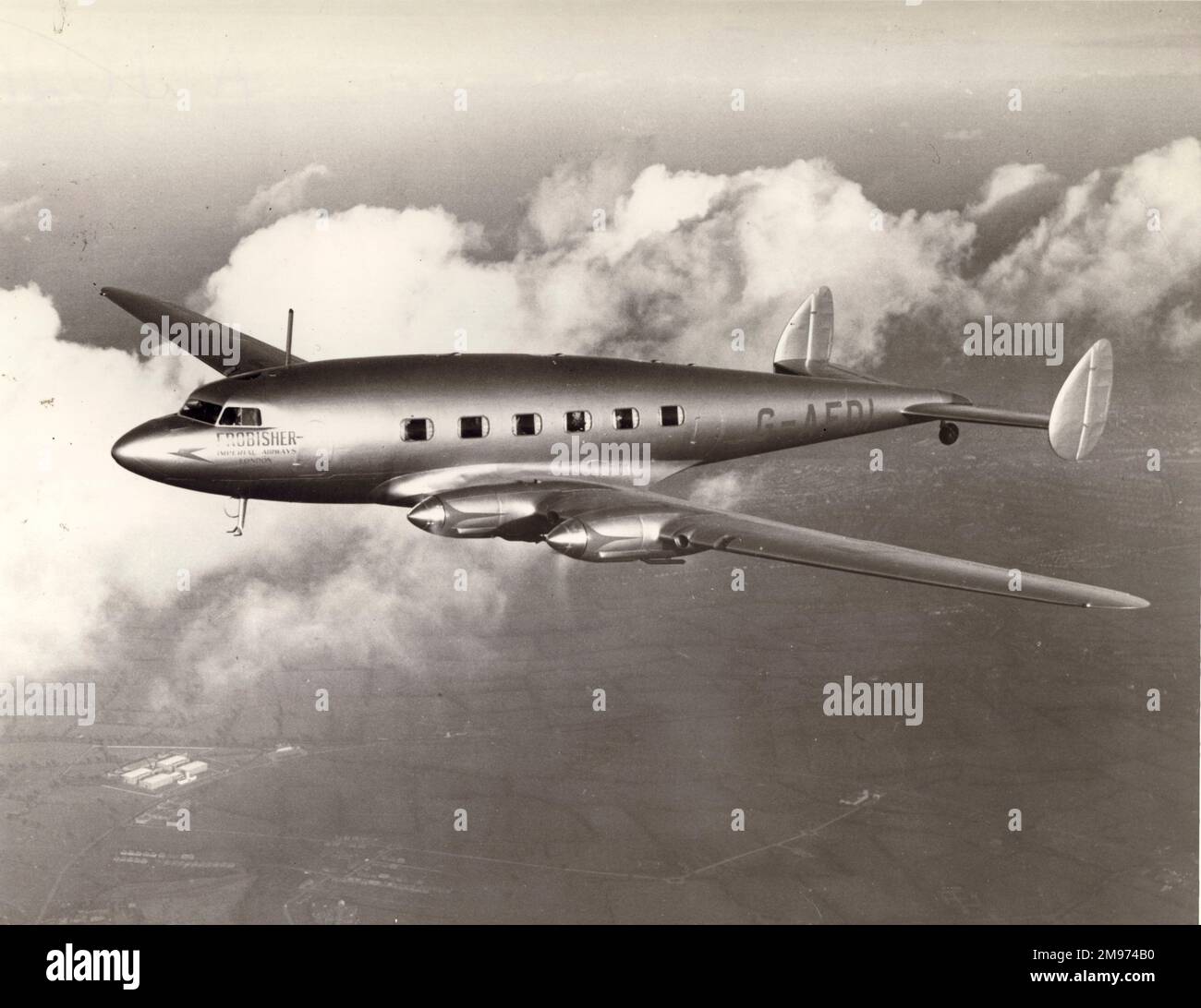 The third de Havilland DH91 Albatross, G-AFDI, Frobisher, of Imperial ...