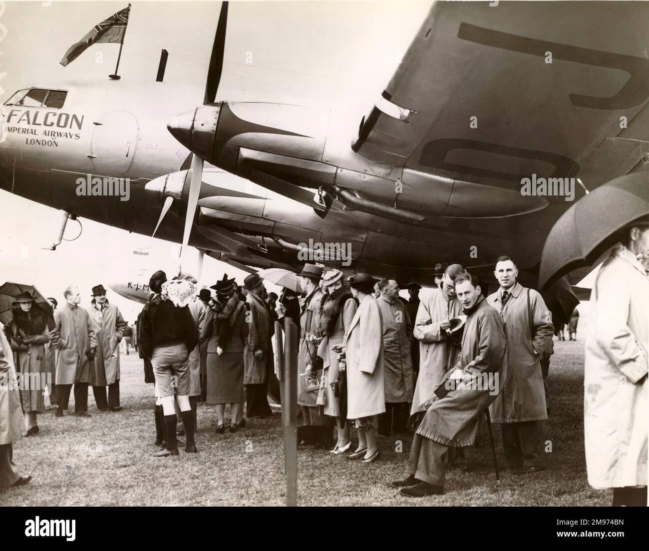 The fourth de Havilland DH91 Albatross, G-AFDJ, Falcon, of Imperial ...