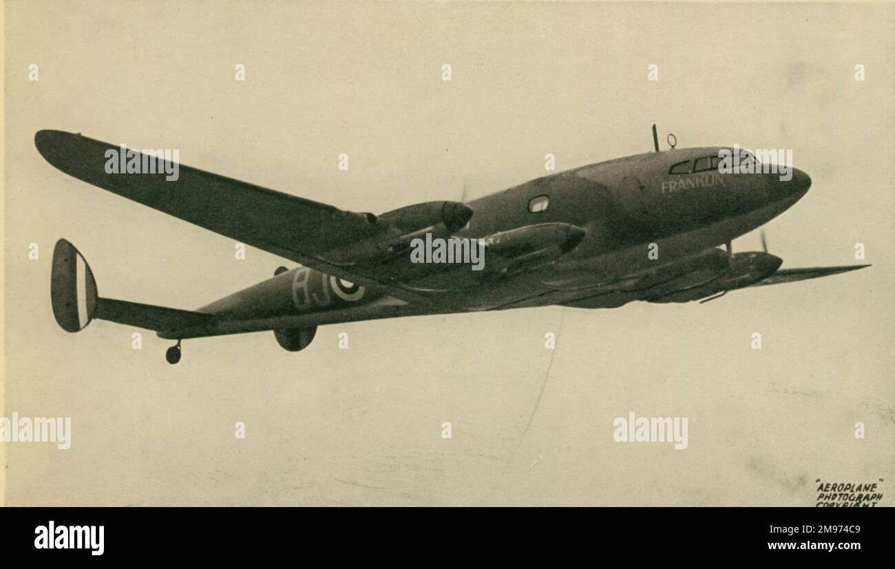 The second de Havilland DH91 Albatross, G-AEVW/AX904, Franklin Stock ...