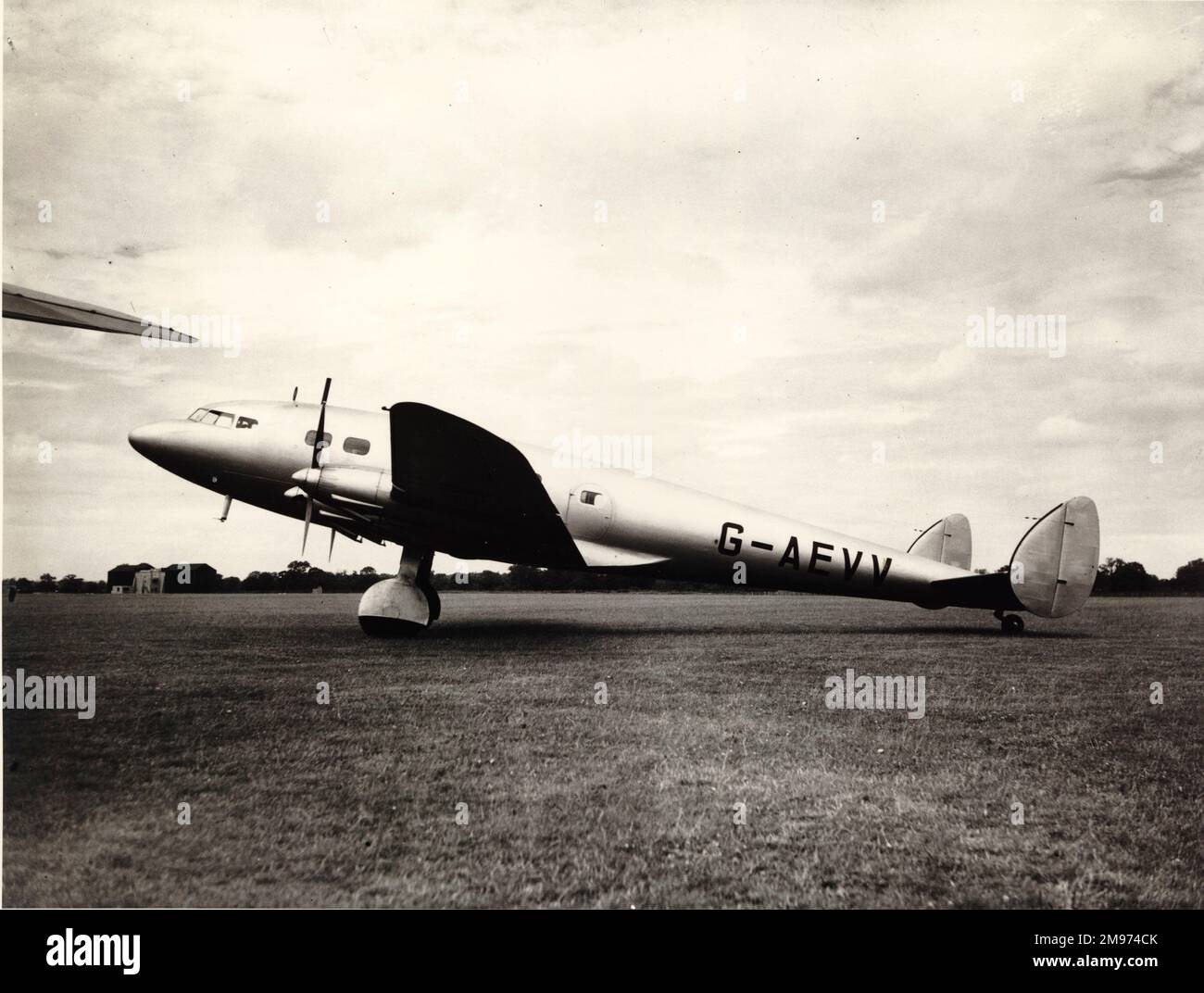 The first de Havilland DH91 Albatross, E-2/G-AEVV, with the final form ...