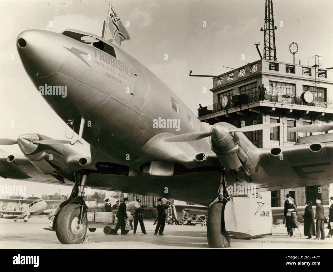 The third de Havilland DH91 Albatross, G-AFDI, Frobisher, of Imperial ...
