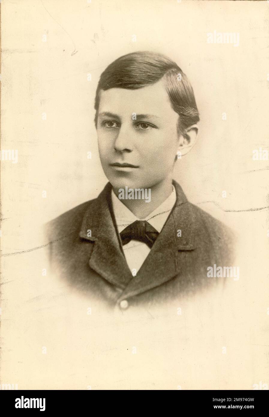 Wilbur Wright, 1867-1912, aged 12 Stock Photo - Alamy
