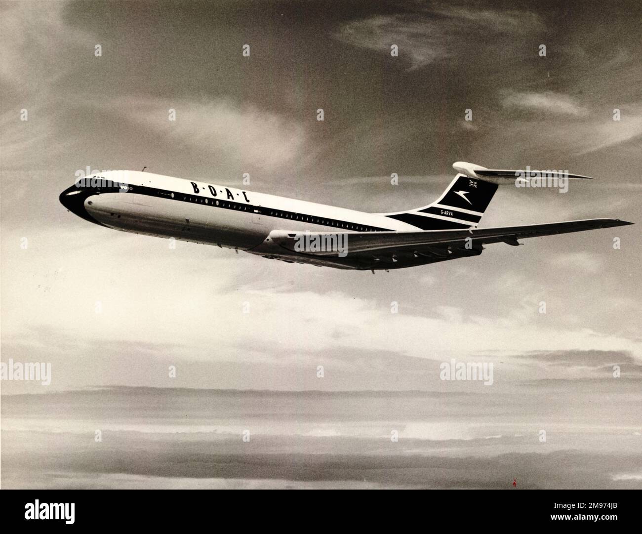 Vickers VC10, G-ARVA, in BOAC markings Stock Photo - Alamy