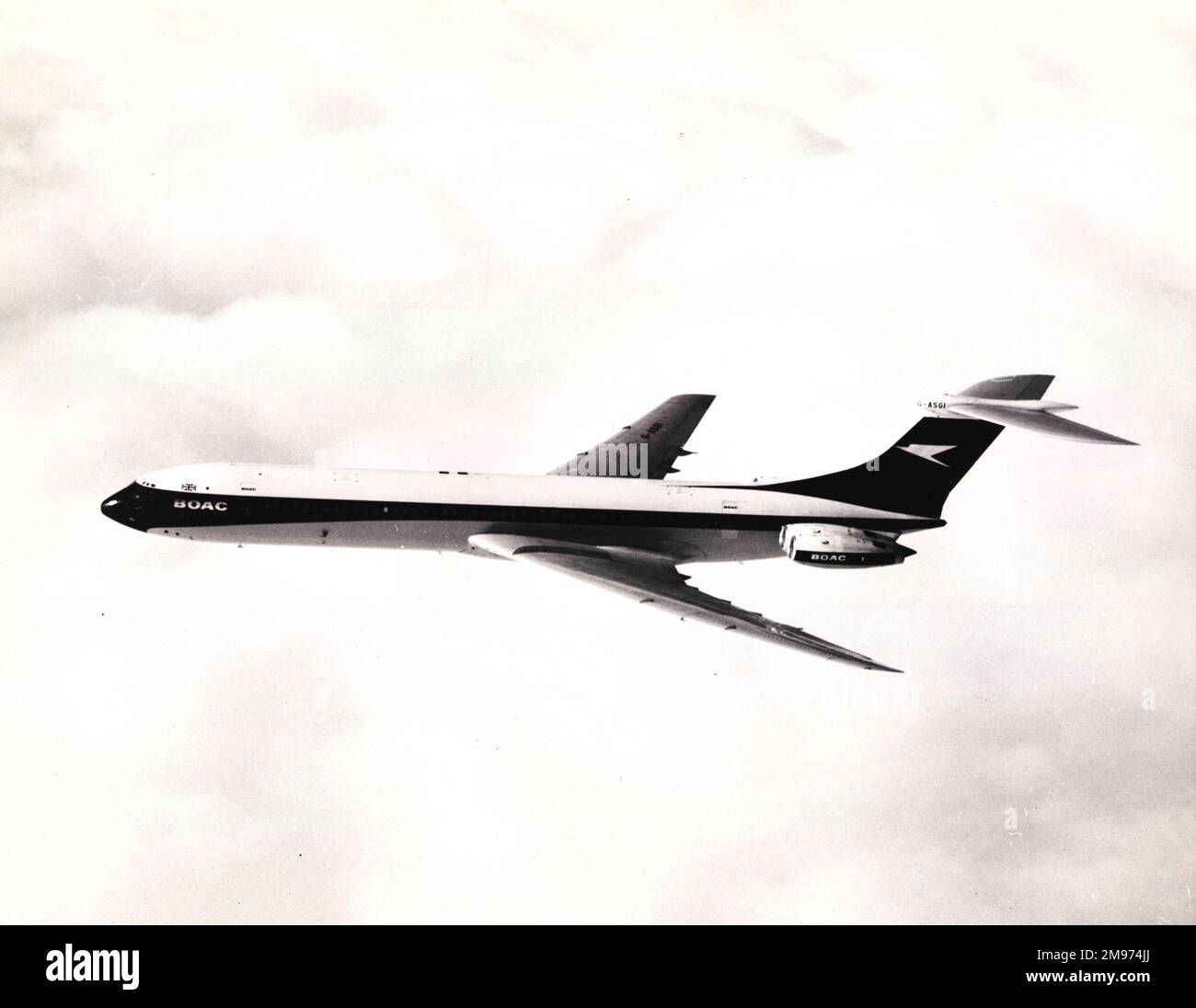 Vickers Super VC10, G-ASGI, in BOAC markings Stock Photo - Alamy