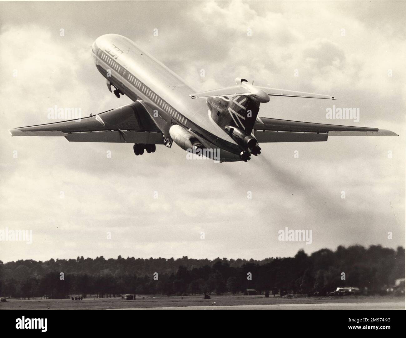 Hawker Siddeley HS121 Trident 3B, in BEA markings Stock Photo - Alamy