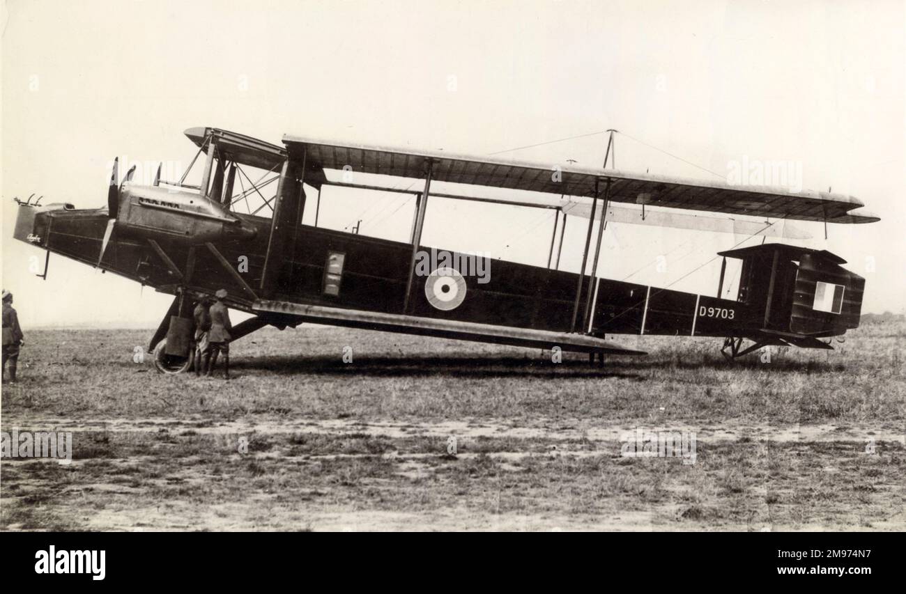 Handley Page O/400, D9703, with folded wings Stock Photo - Alamy