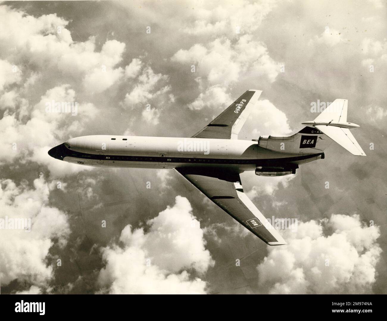 The second de Havilland/Hawker Siddeley DH/HS121 Trident 1C, G-ARPB, in ...