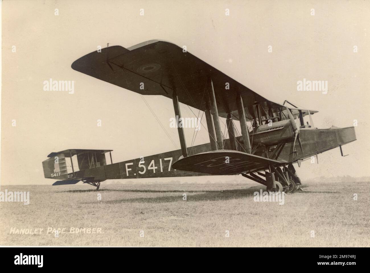 Handley Page O/400, F5417 Stock Photo - Alamy