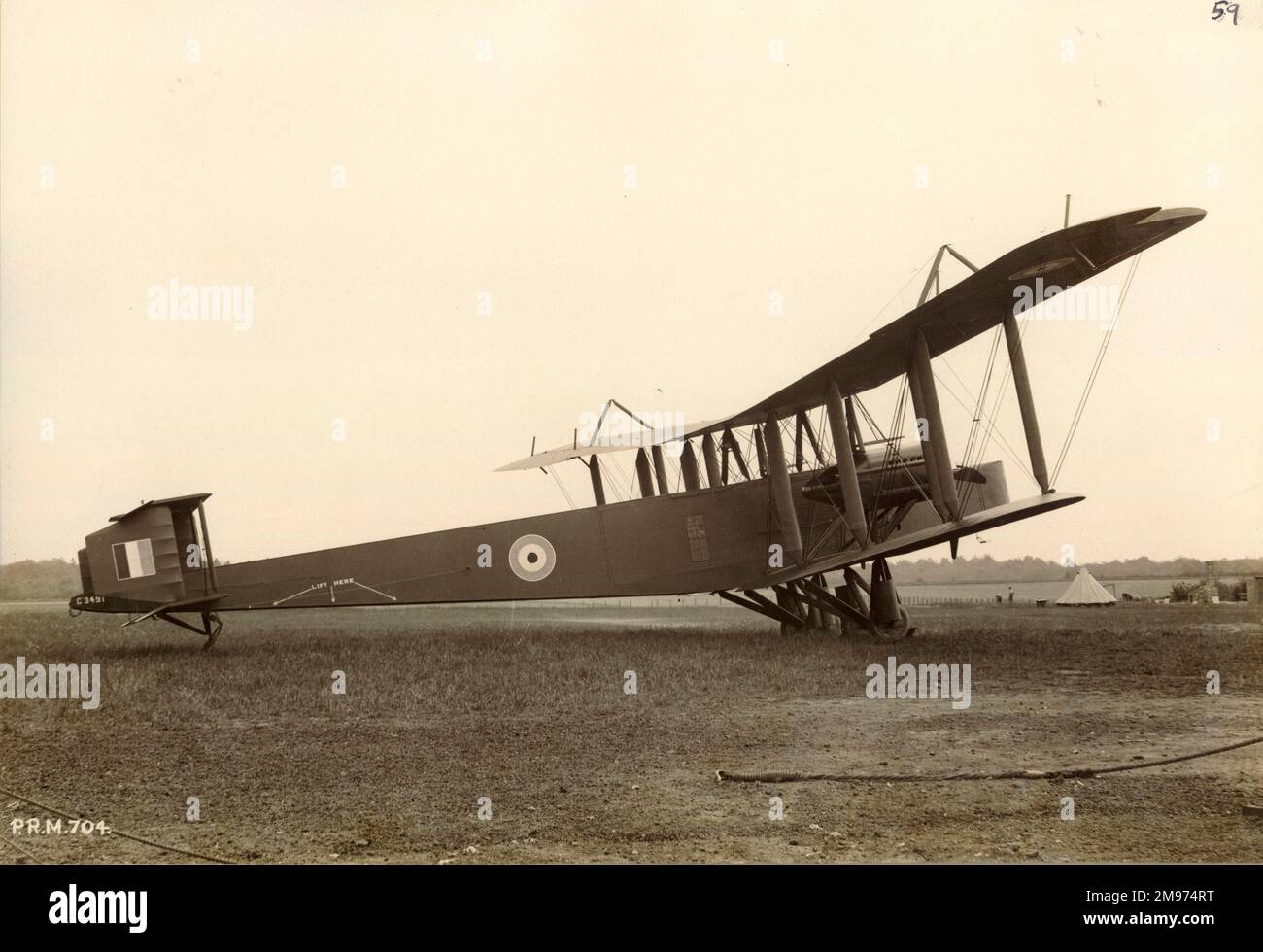 Handley Page O/400, C3491 Stock Photo - Alamy
