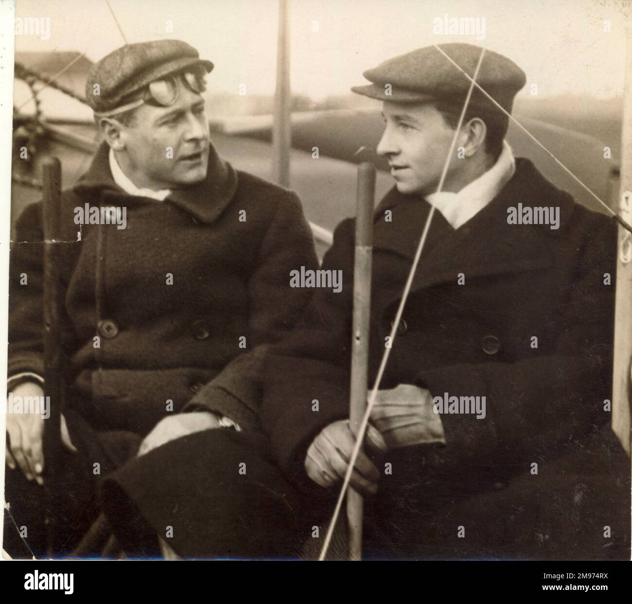Thomas Octave Murdoch Sopwith, 1888-1989 (right Stock Photo - Alamy