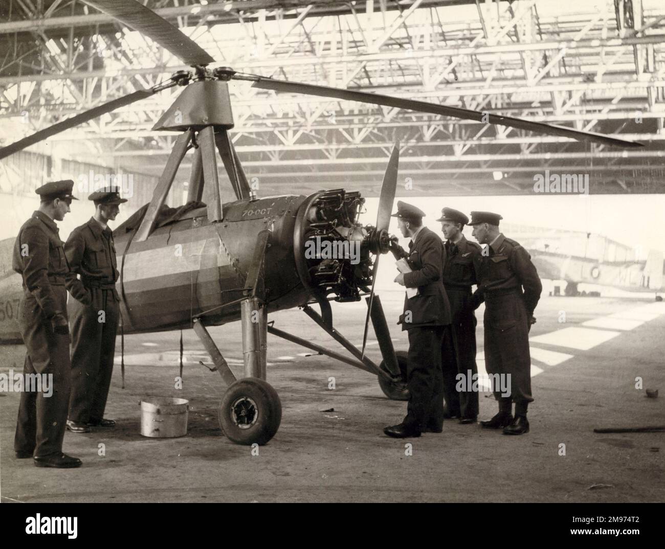 Cierva C30 in RAF service Stock Photo - Alamy