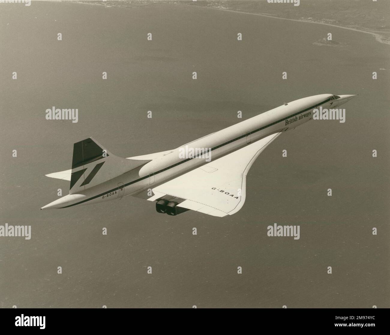 Concorde, G-BOAA, in British Airways markings Stock Photo - Alamy
