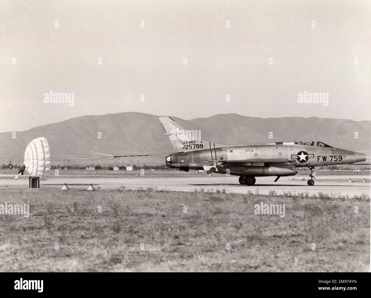North American F-100A Super Sabre Stock Photo - Alamy