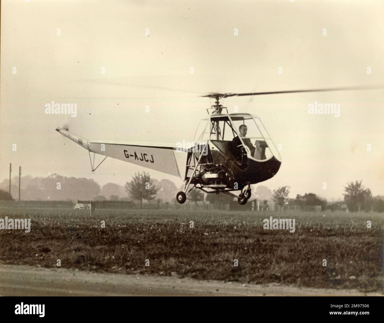 Cierva Weir W14, G-AJCJ, the Skeeter prototype Stock Photo - Alamy