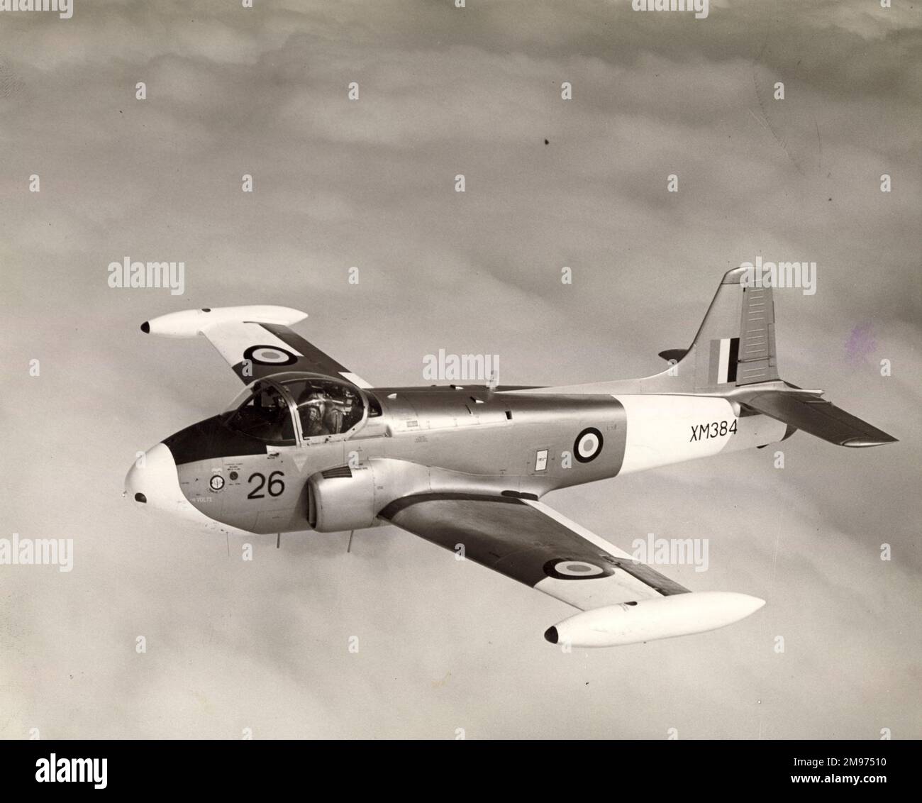 Hunting Jet Provost T3, XM384, of No 2 Flying Training School at ...