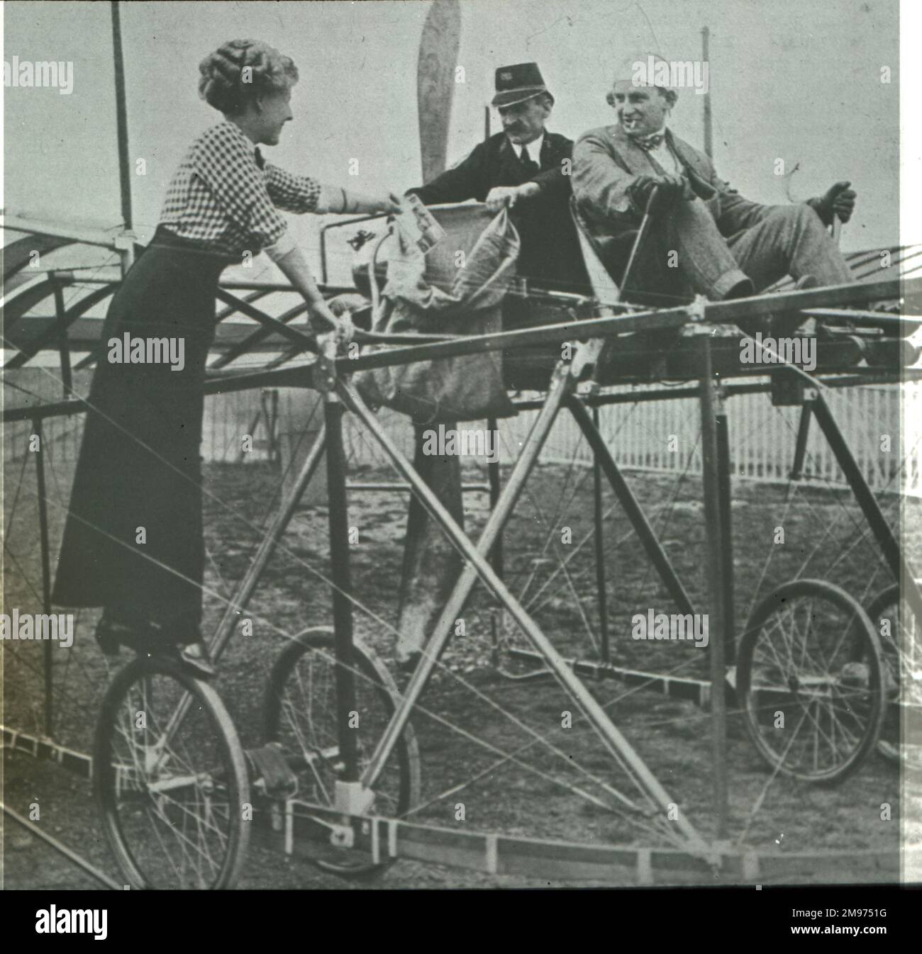 Rehearsal for the First UK Aerial Post staged at Windsor in September ...