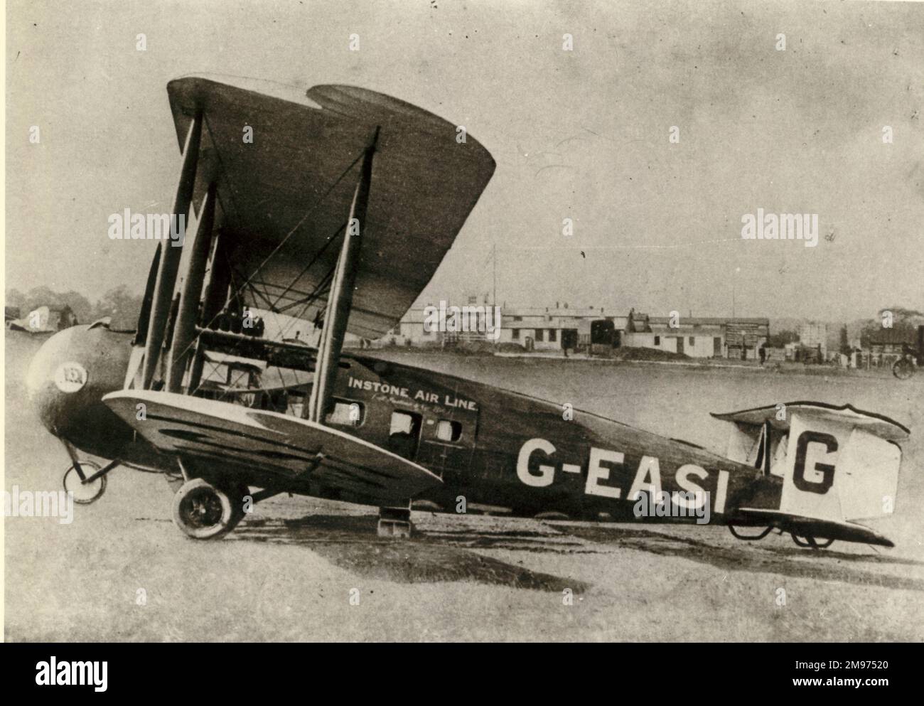 Vickers Vimy Commercial, G-EASI, City of London, of Instone Air Line, at Croydon Stock Photo - Alamy