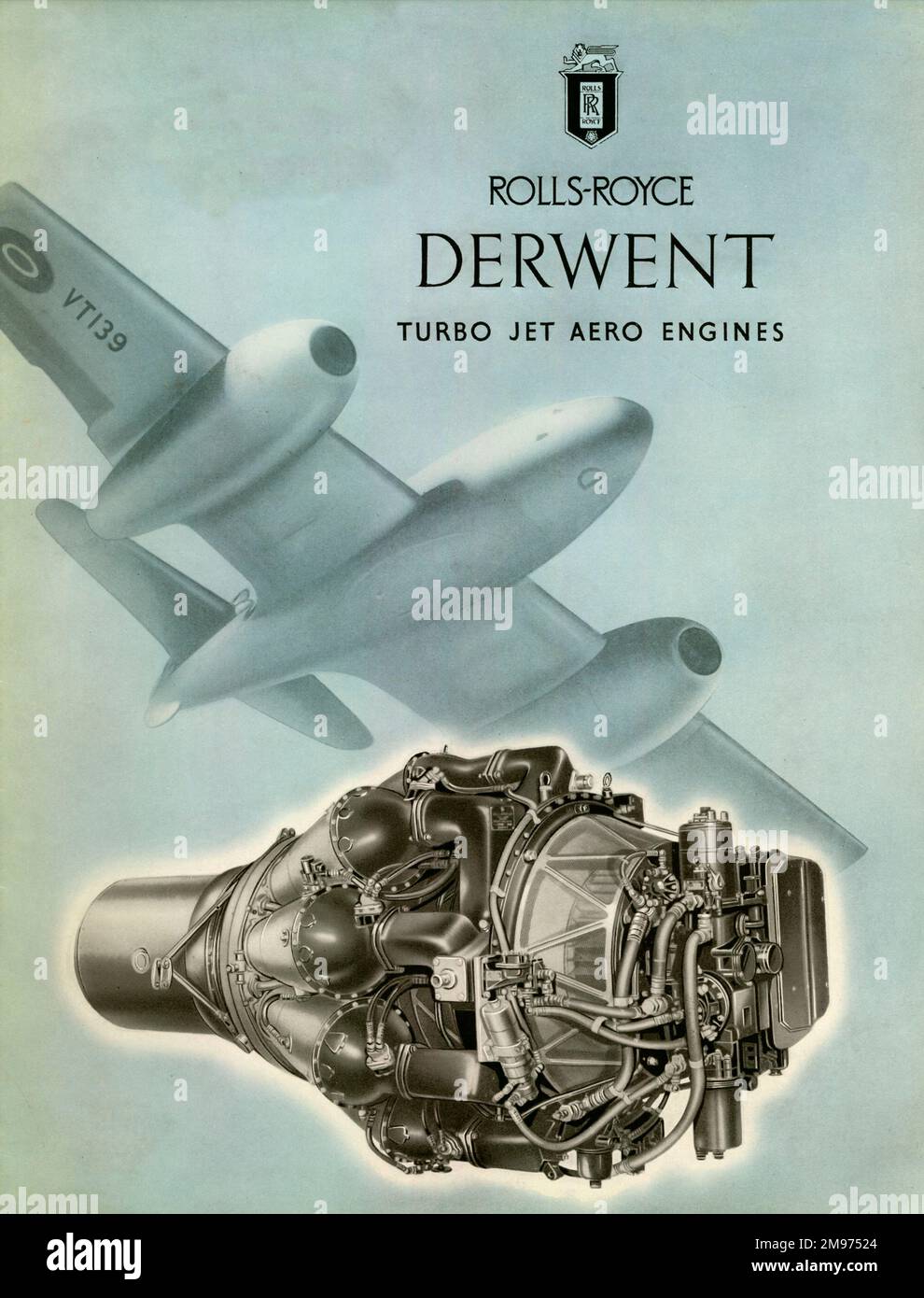 Rolls-Royce Derwent brochure cover Stock Photo - Alamy