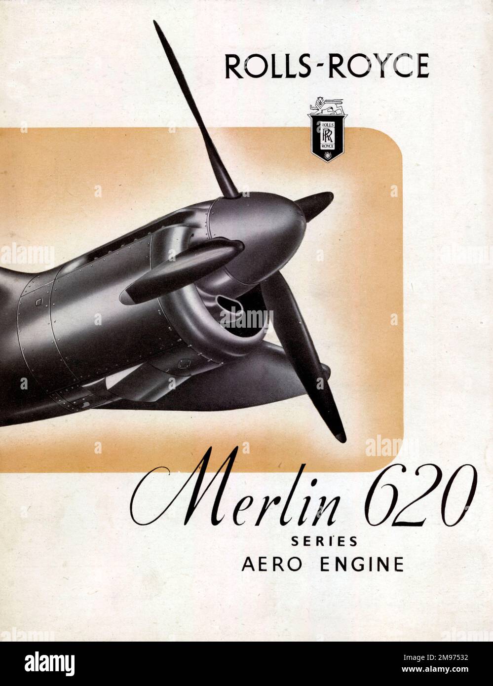 Rolls-Royce Merlin 620 brochure cover Stock Photo - Alamy