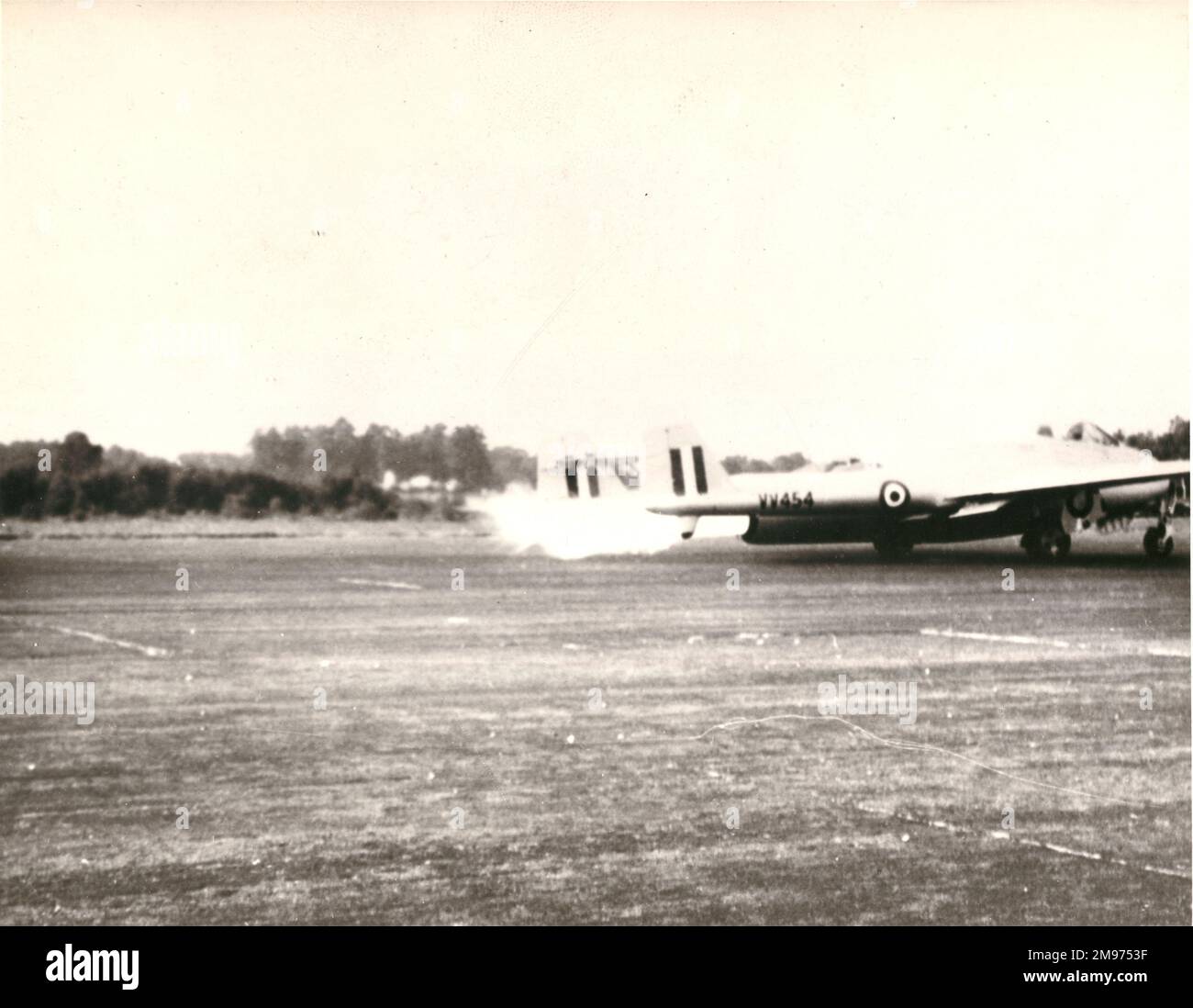 de Havilland Vampire FB5, VV454, fitted with a reheated de Havilland ...