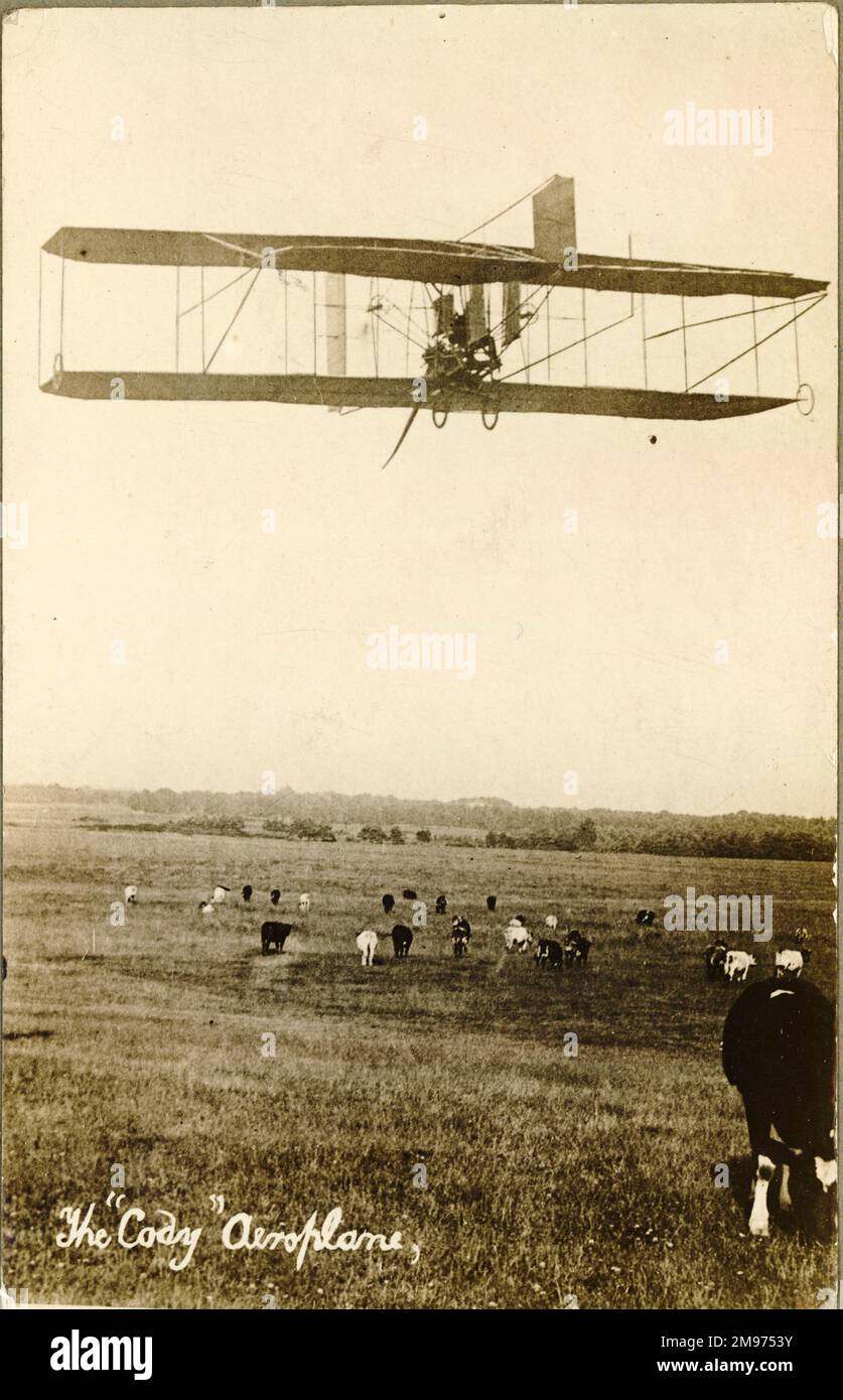 Cody Biplane. 1909 Stock Photo - Alamy