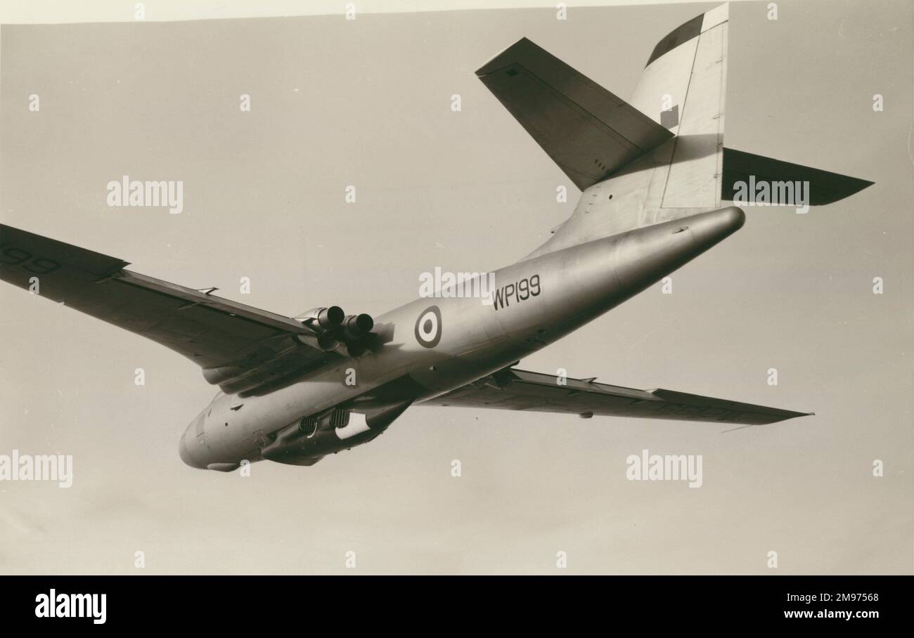 Vickers Valiant B1, WP199, was used as a testbed for the Pegasus engine ...