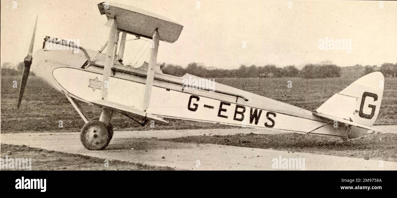 de Havilland DH60X Moth, G-EBWS Stock Photo - Alamy