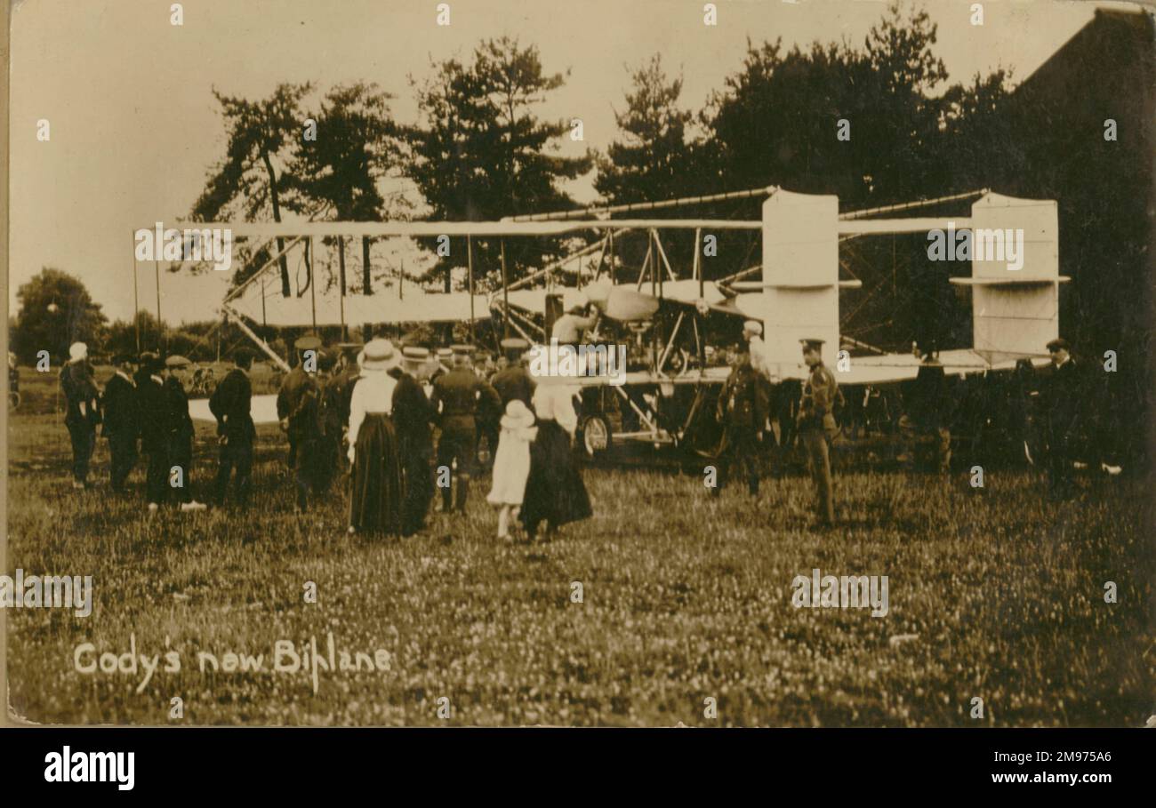 Cody Circuit of Britain Biplane Stock Photo - Alamy
