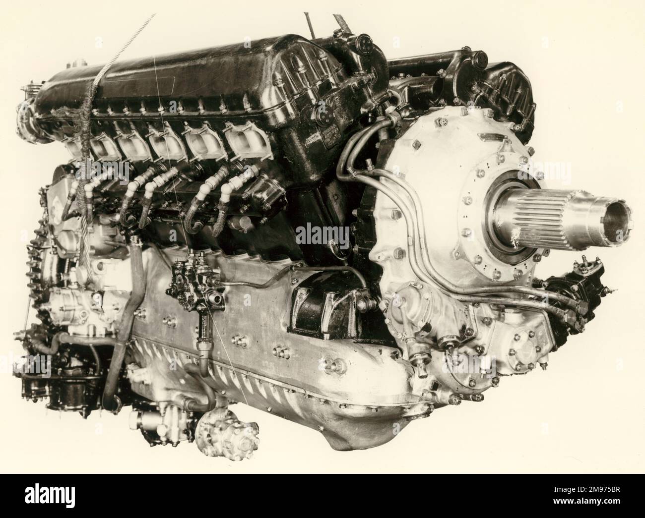 Rolls-Royce Merlin III. Starboard front quarter Stock Photo - Alamy
